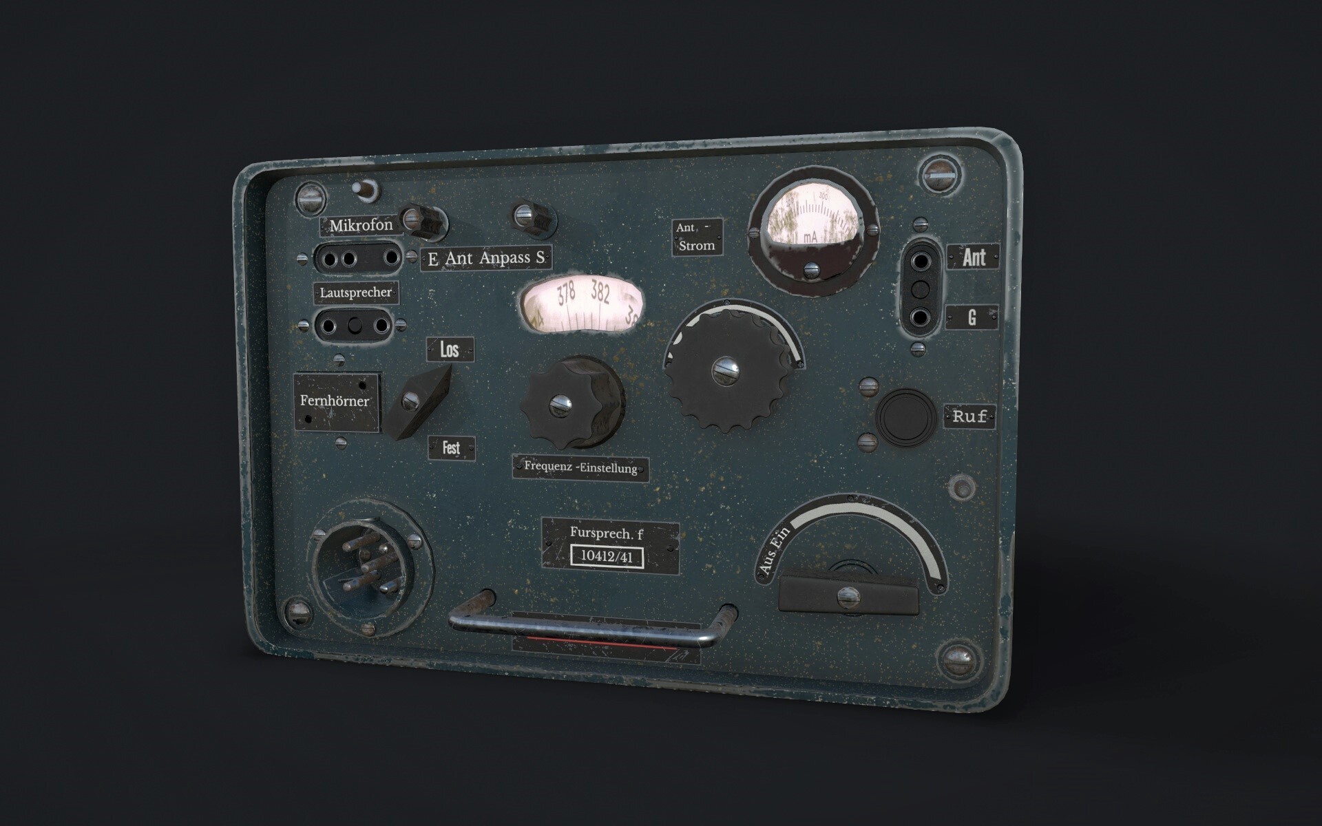 ArtStation - WW2 German radio