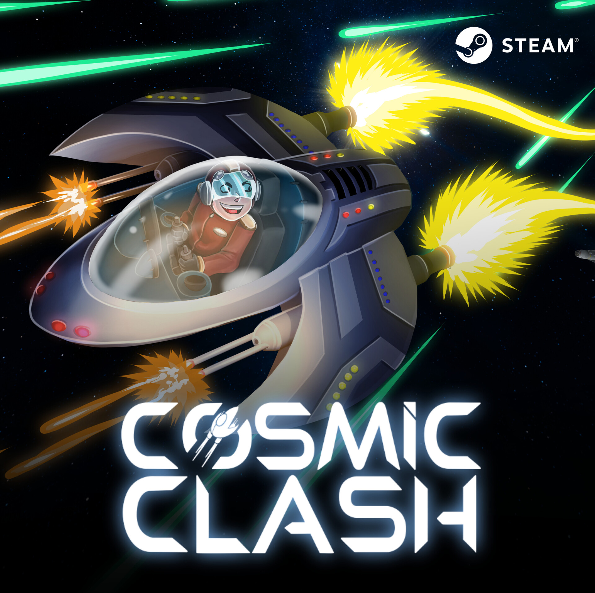 ArtStation - Cosmic Clash - steam capsule art