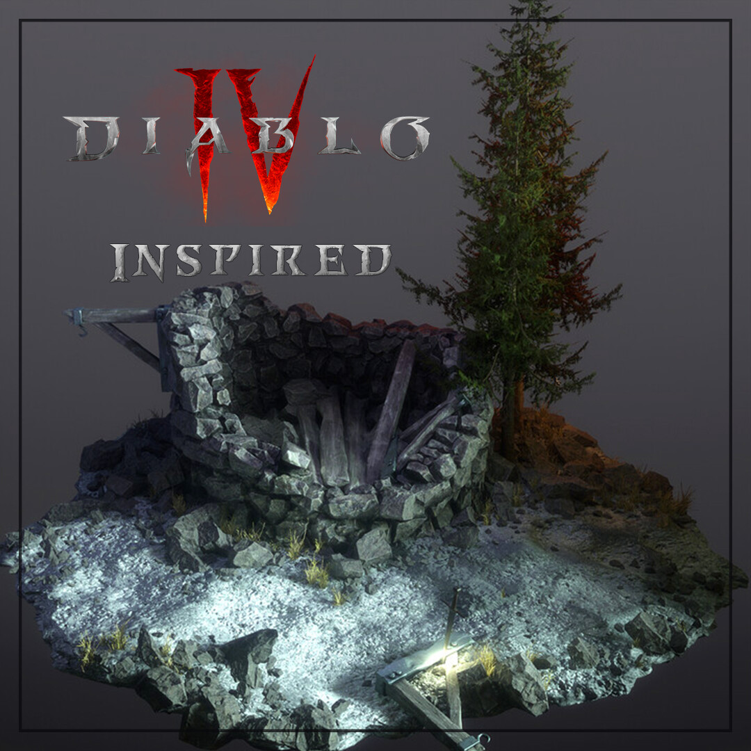 ArtStation - Diablo Style Ruin + Breakdown