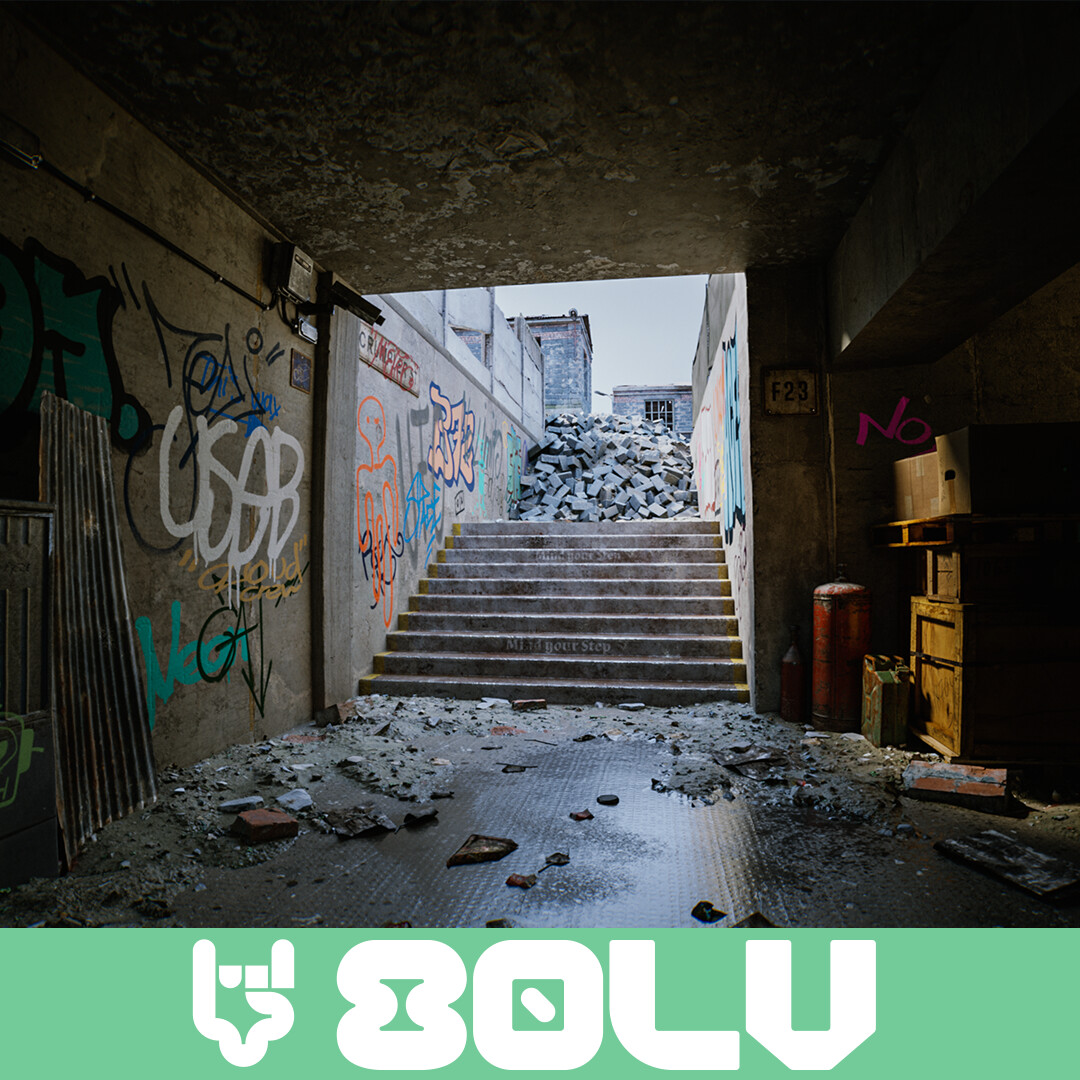 ArtStation - 80 Level Interview / Breakdown - Underground Passage ...