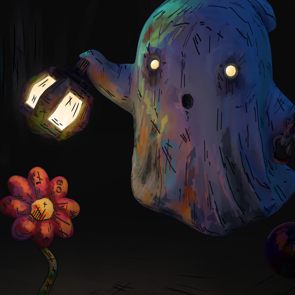 ArtStation - Spooked Ghost (3D)