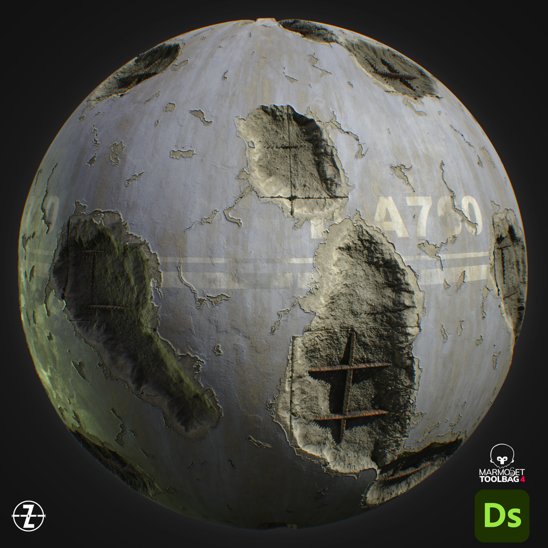 ArtStation - Broken Concrete Wall