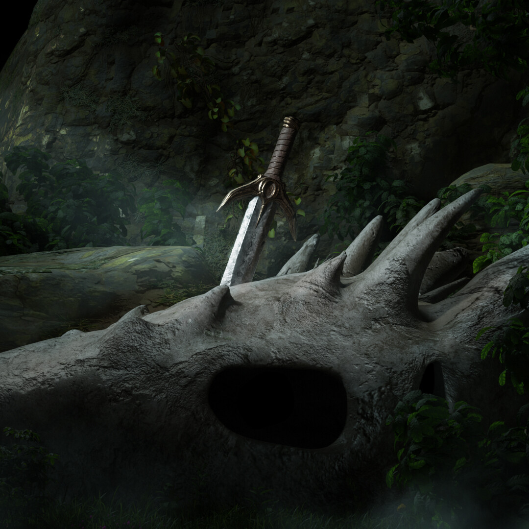 ArtStation - Fallen sword