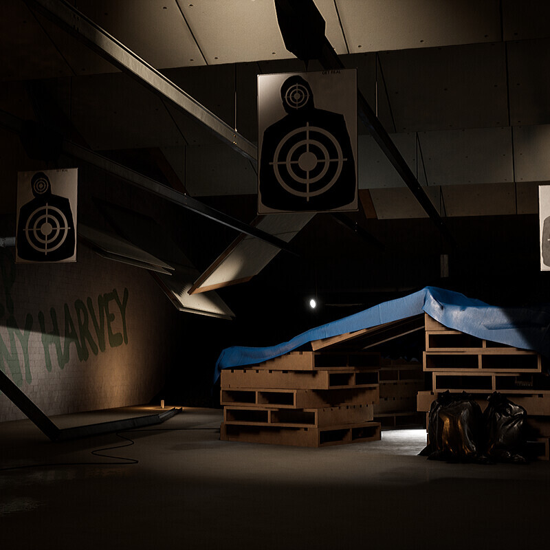 ArtStation - Post-Apocalypse Shooting Range