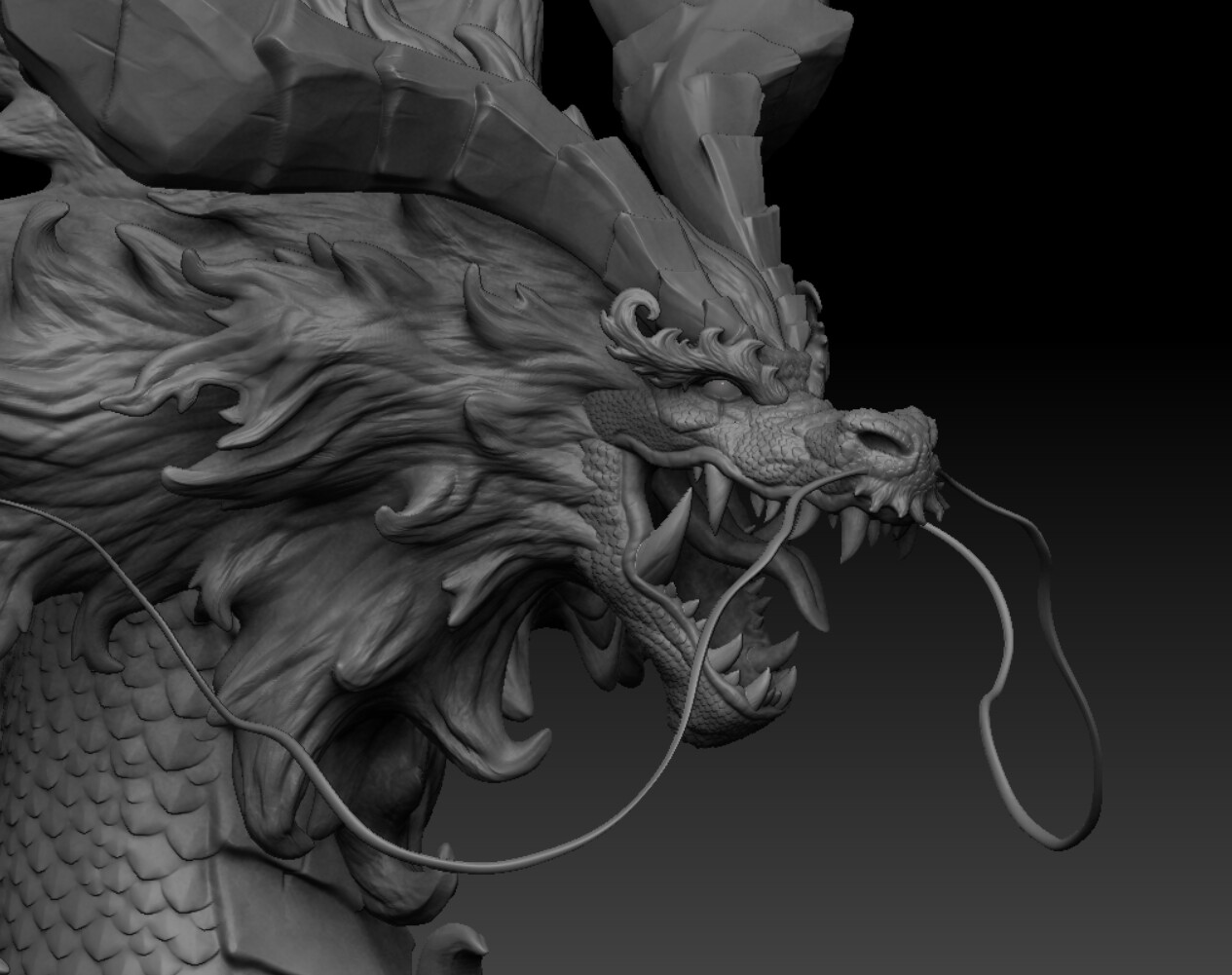 ArtStation - Dragon Sculpt