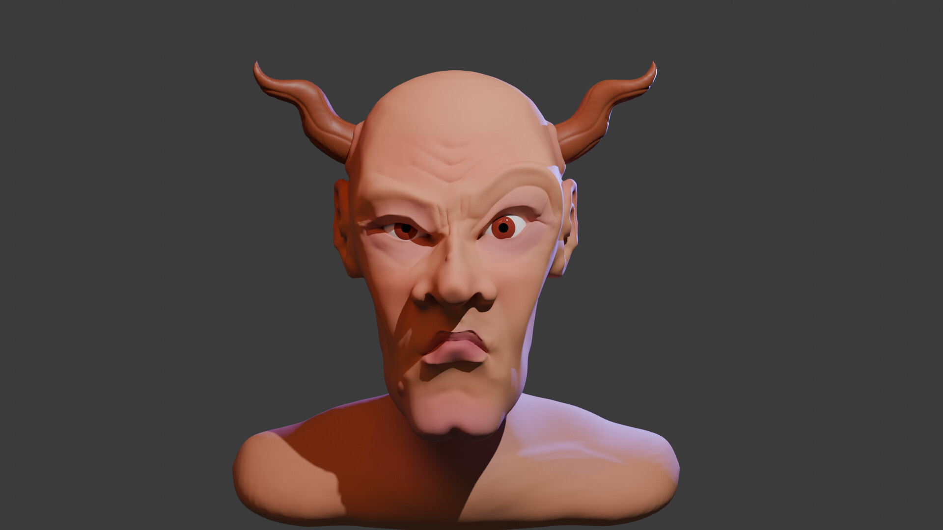 ArtStation - Demon guy 3d sculpting study