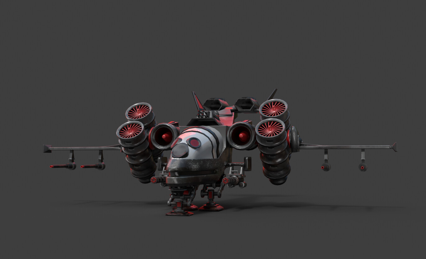 ArtStation - 3D Dropship Design