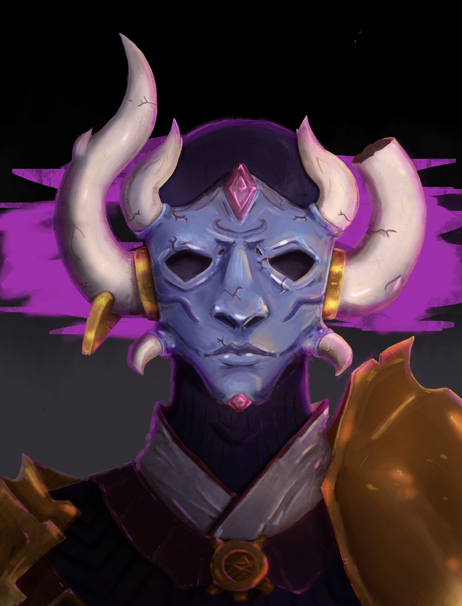 ArtStation - Masked Horn