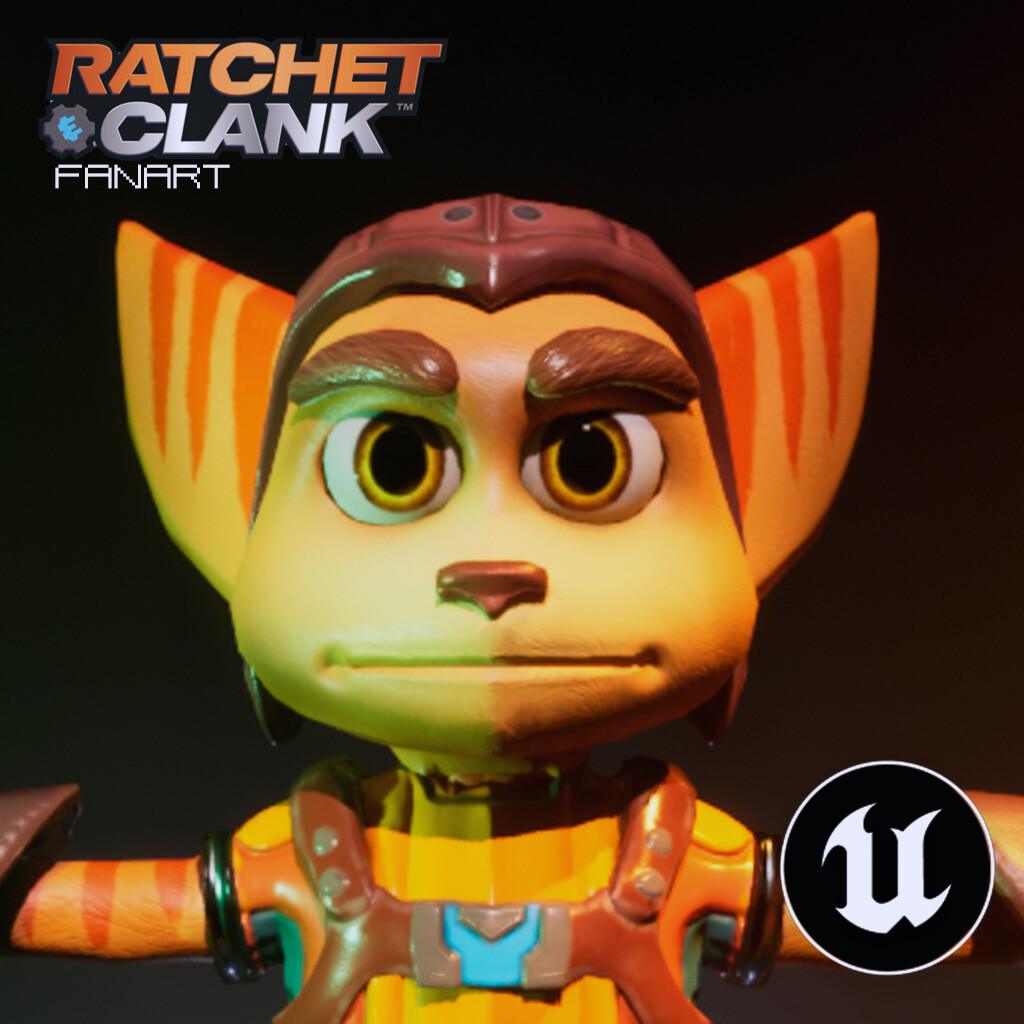ArtStation - Ratchet 3D model for UE5