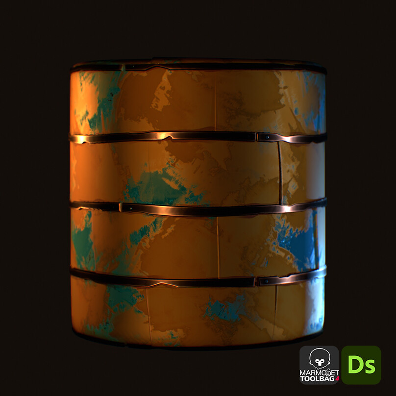 ArtStation - Stylized Metal