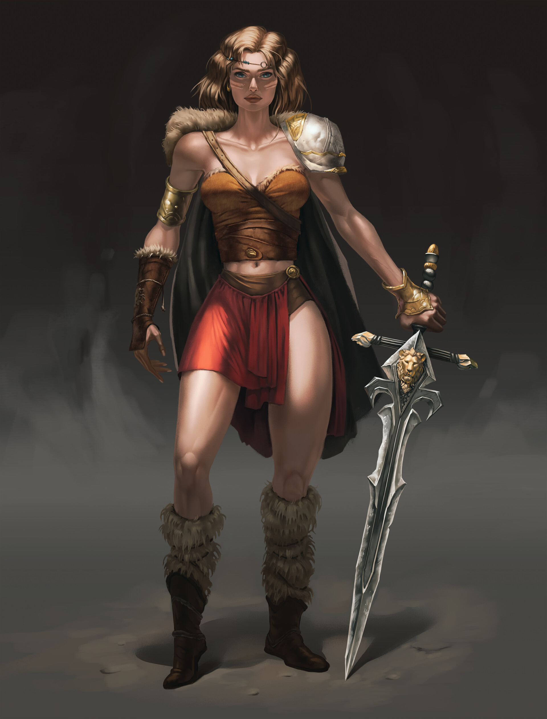 ArtStation - Eira Stormheartis a powerful and iconic female Viking warrior