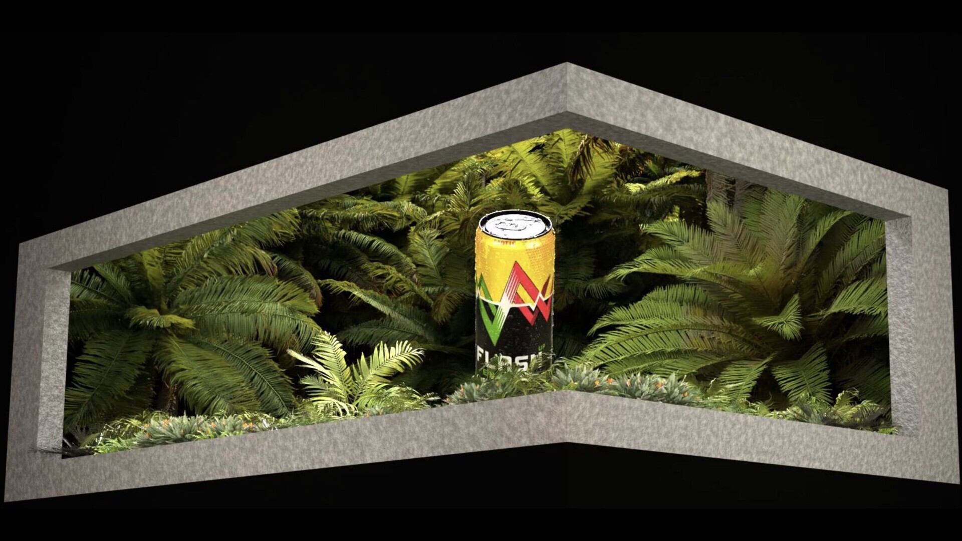 ArtStation - 3D corner Energy drink commercials