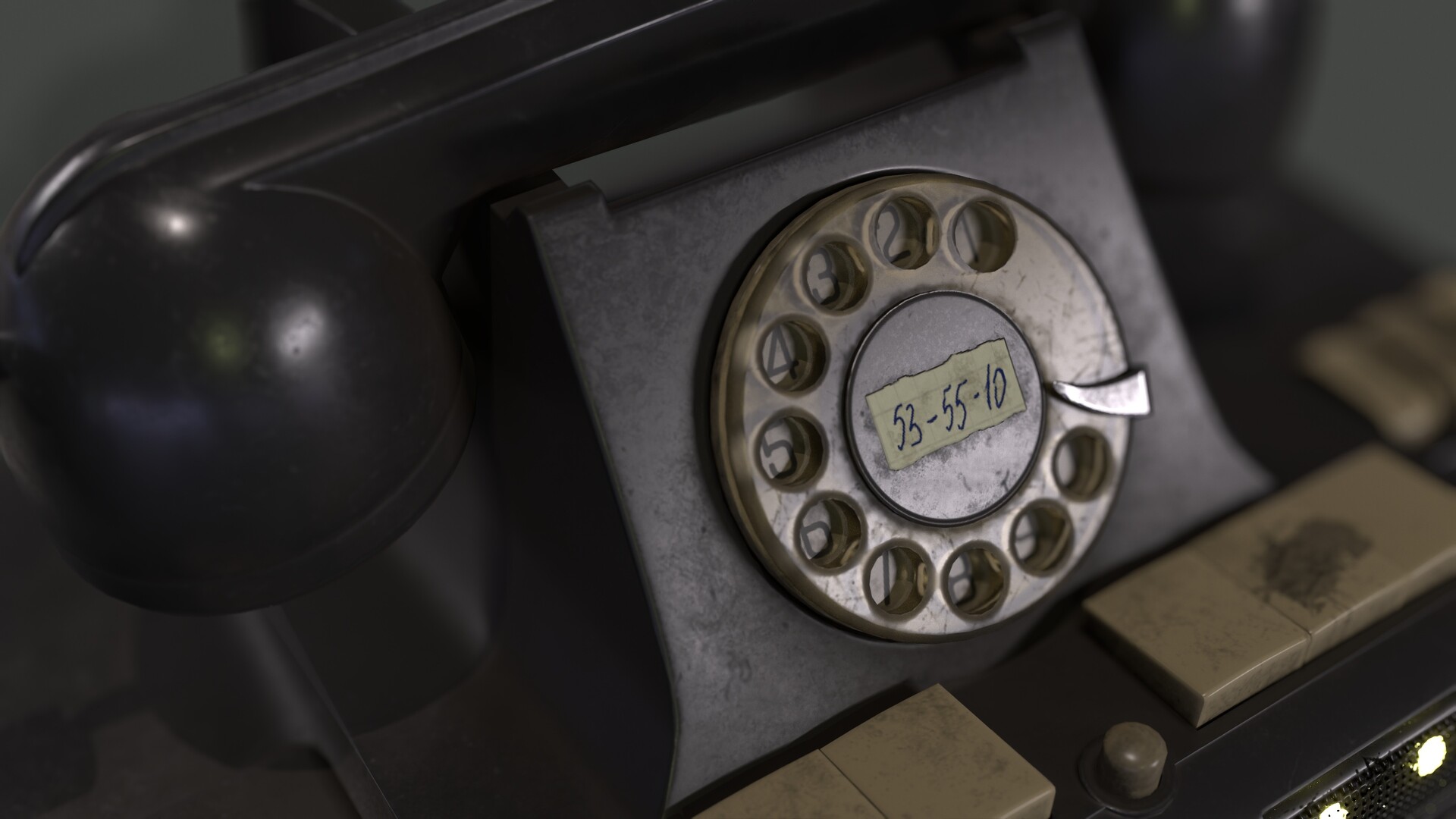 ArtStation - Old soviet phone KD-6