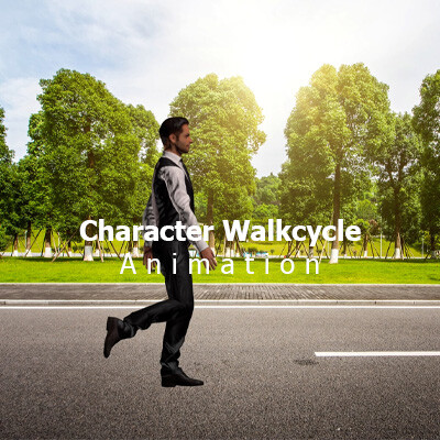 ArtStation - Character Walk Cycle Animation using 3ds Max