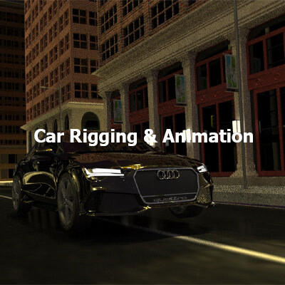 ArtStation - Car Rigging and Animation using Autodesk 3ds Max