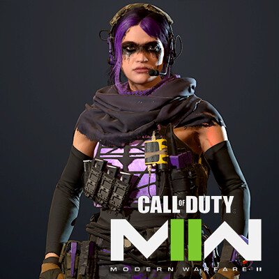 ArtStation - Call of Duty: Modern Warfare 2 - Calisto Violent in Violet.