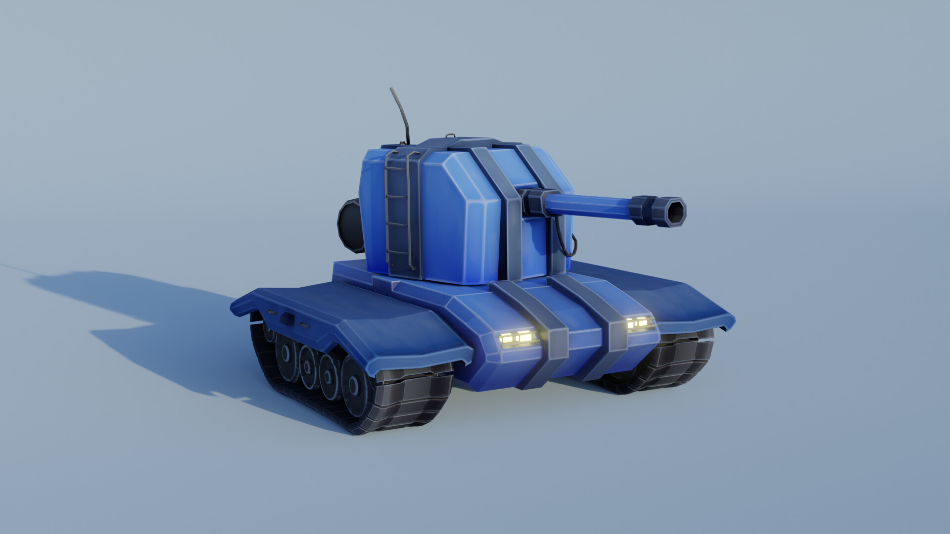 ArtStation - Low Poly Stylized Tank