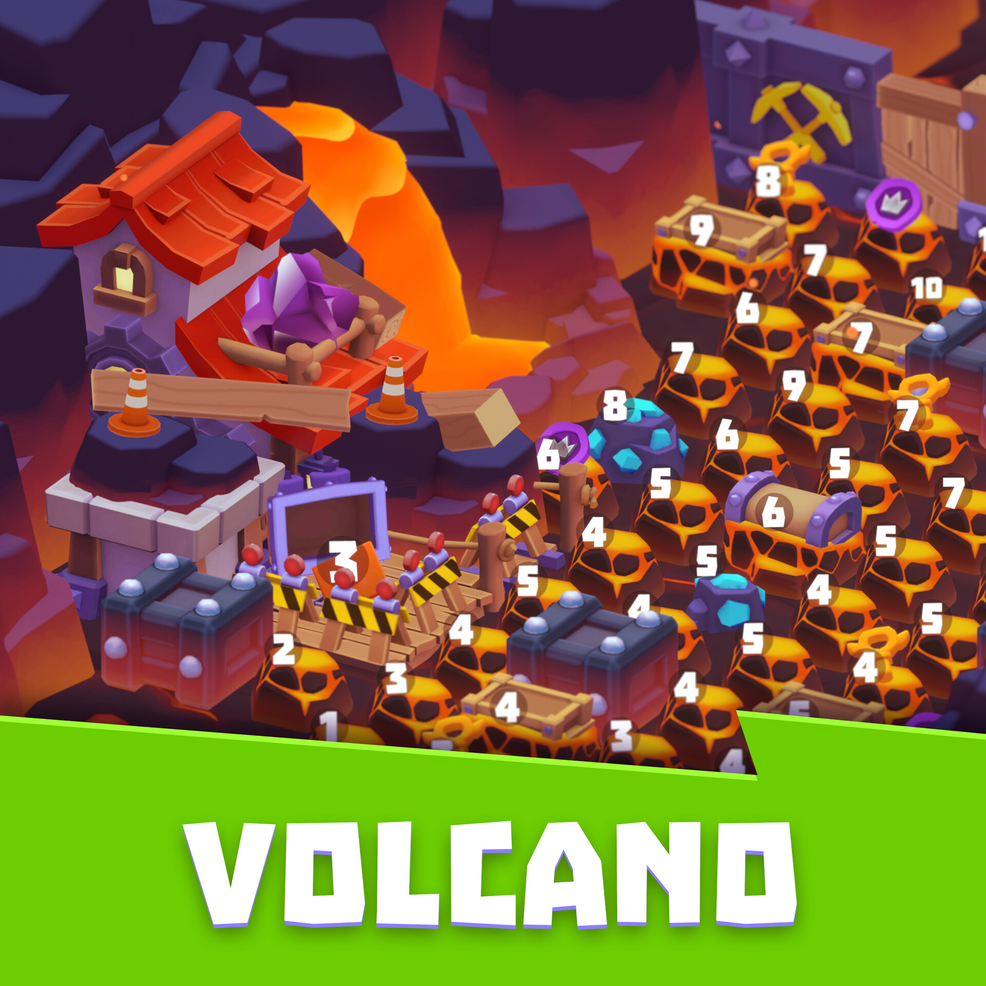 ArtStation - Gold And Goblins Volcano Event