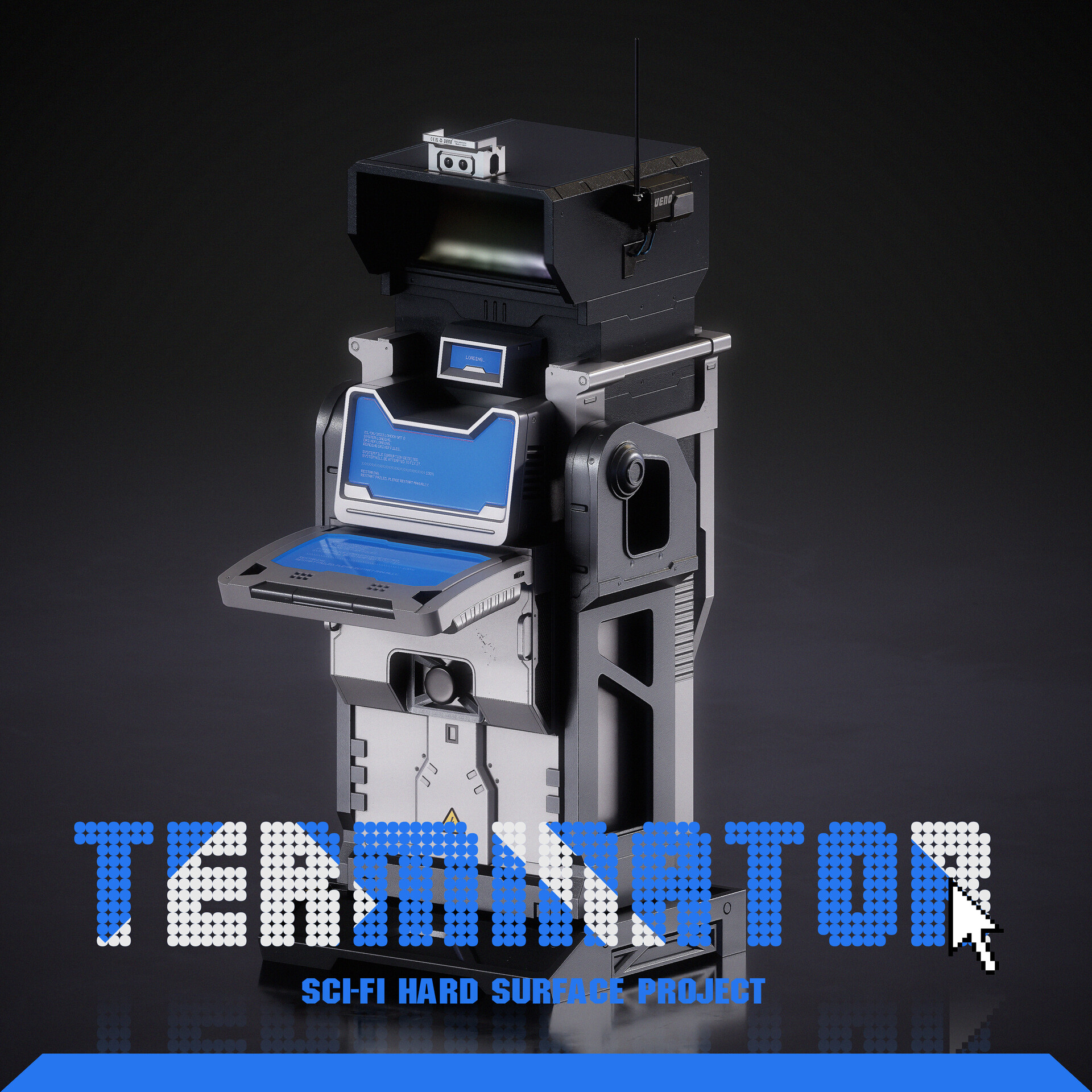 ArtStation - Sci-Fi terminal / console