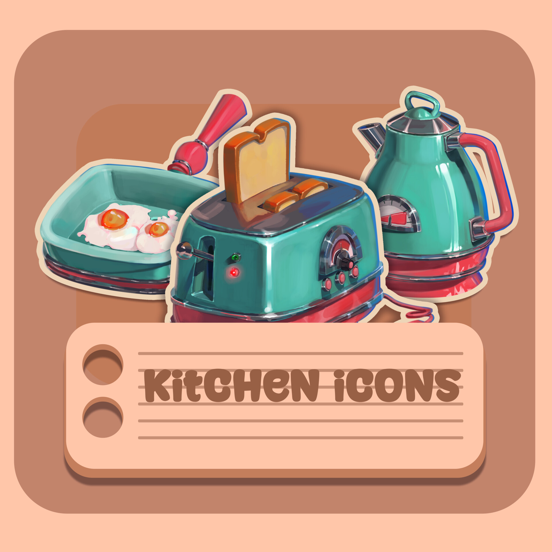 ArtStation - Kitchen props