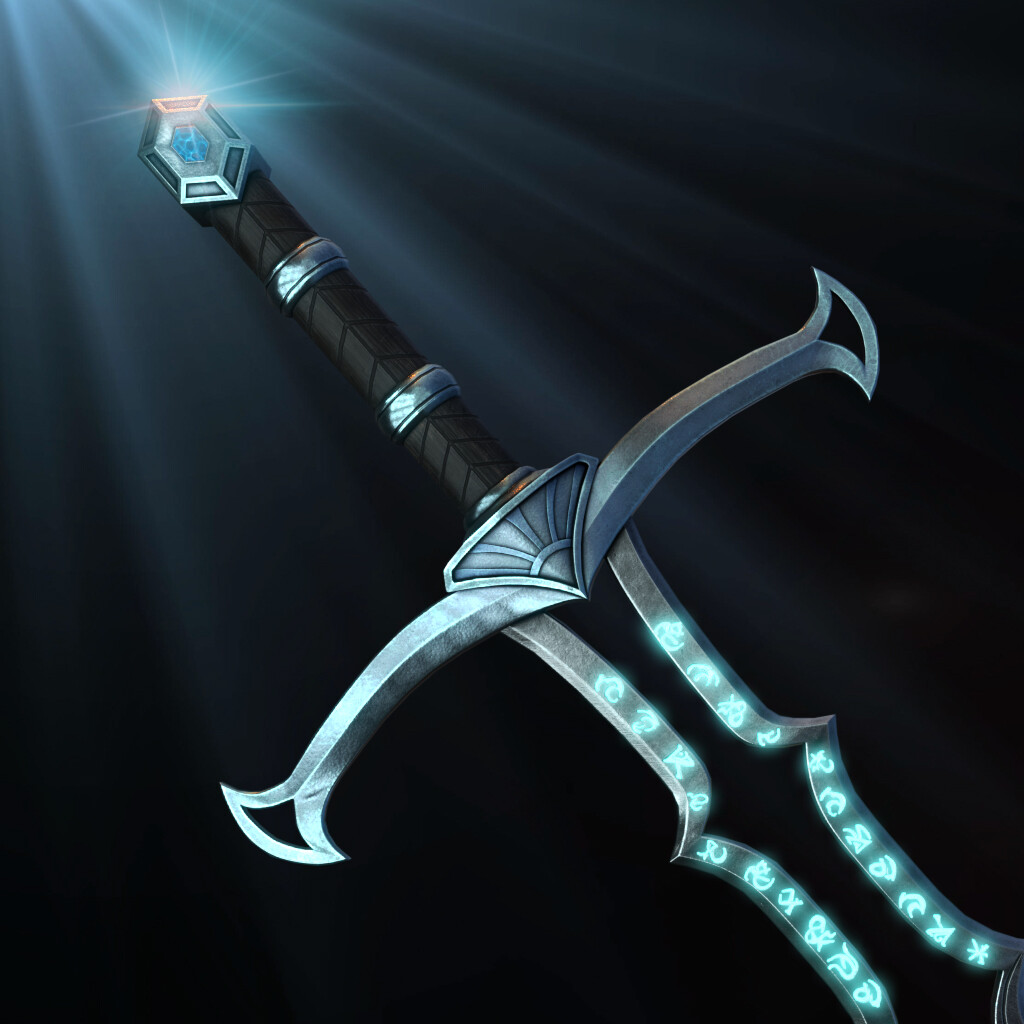 ArtStation - Moonlight. Two-handed Sword