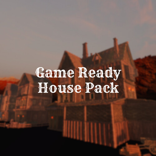 ArtStation - (ROBLOX) Game Ready Medieval House Pack - Commission