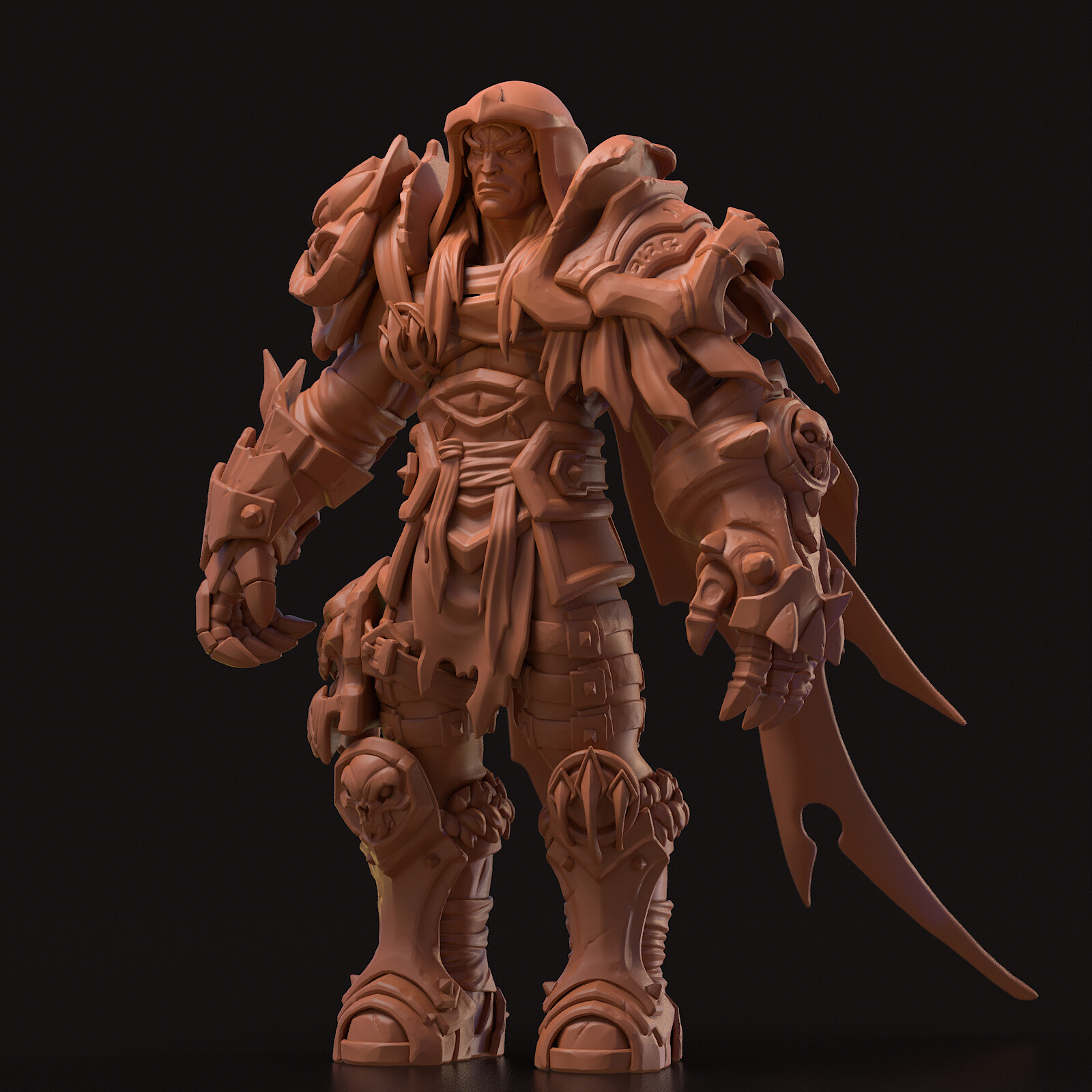 ArtStation - Clay Render | WAR | Darksiders | Fan - Art