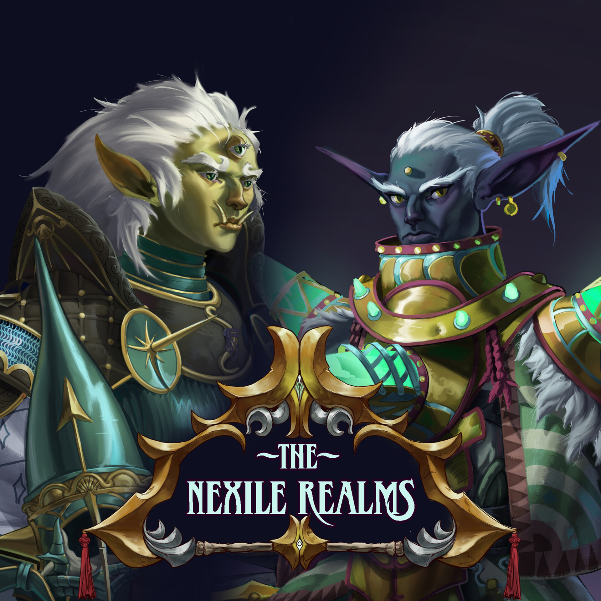 ArtStation - Character Renders - Drow and Auroran