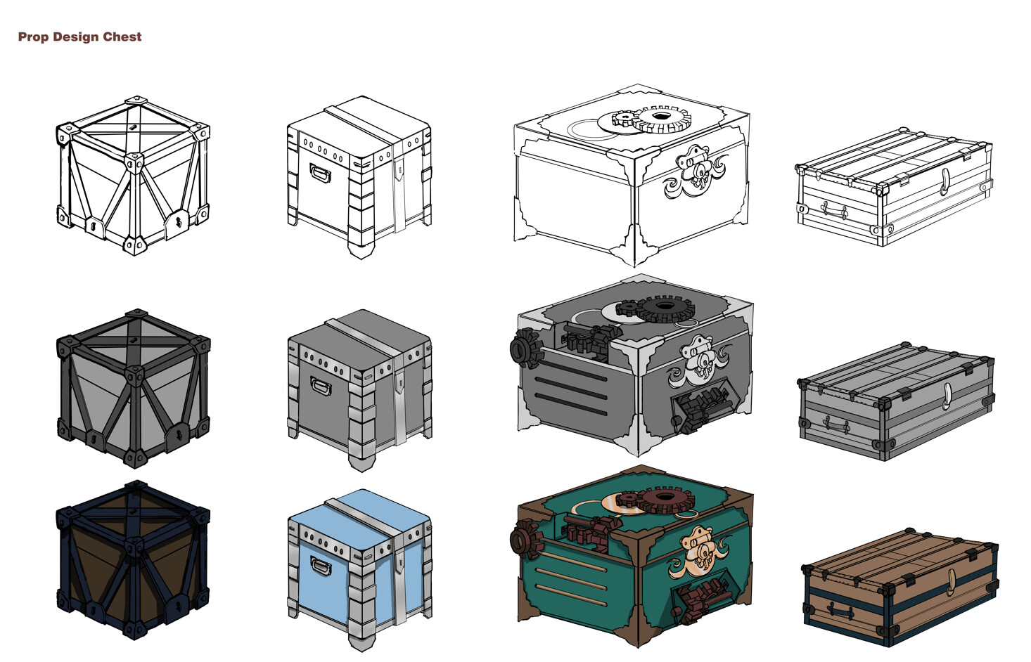 ArtStation - Prop Dsesign Chest