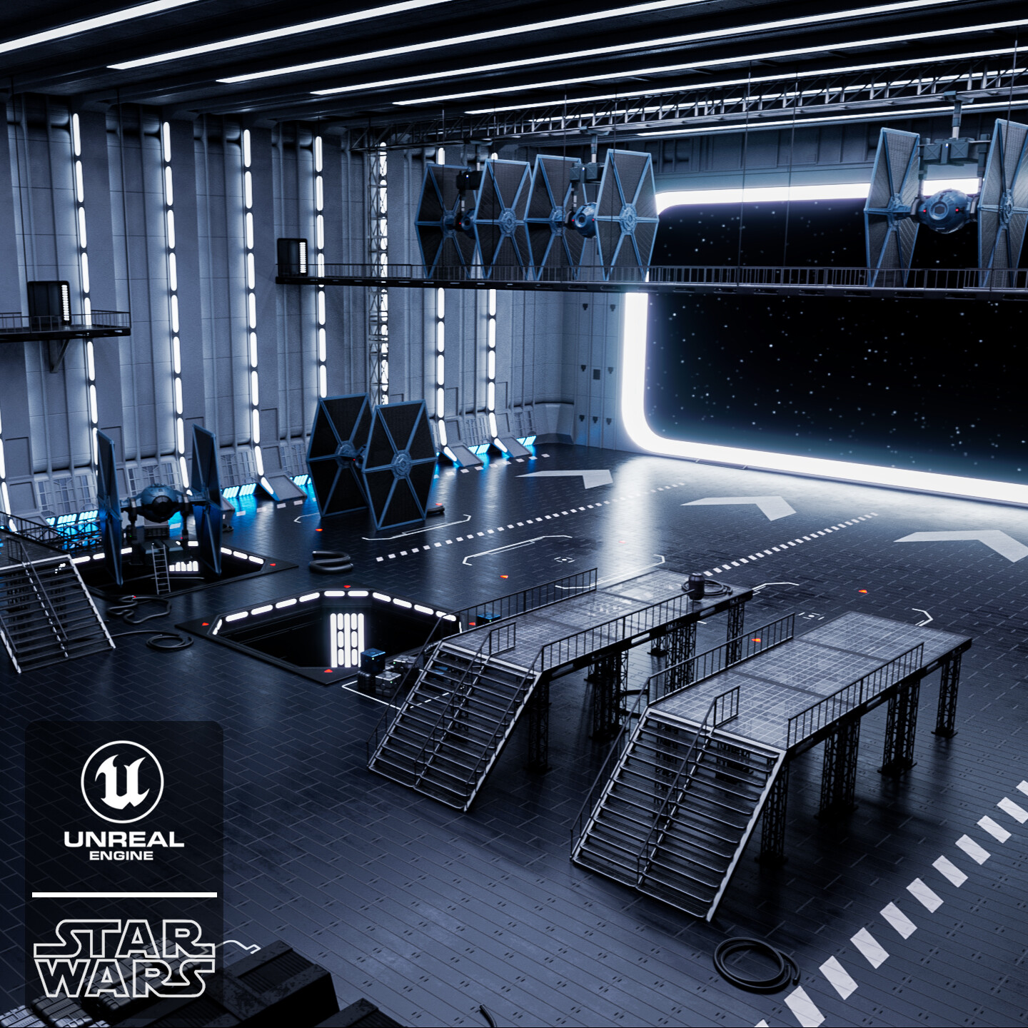 ArtStation - StarWars: The Imperial Hangar