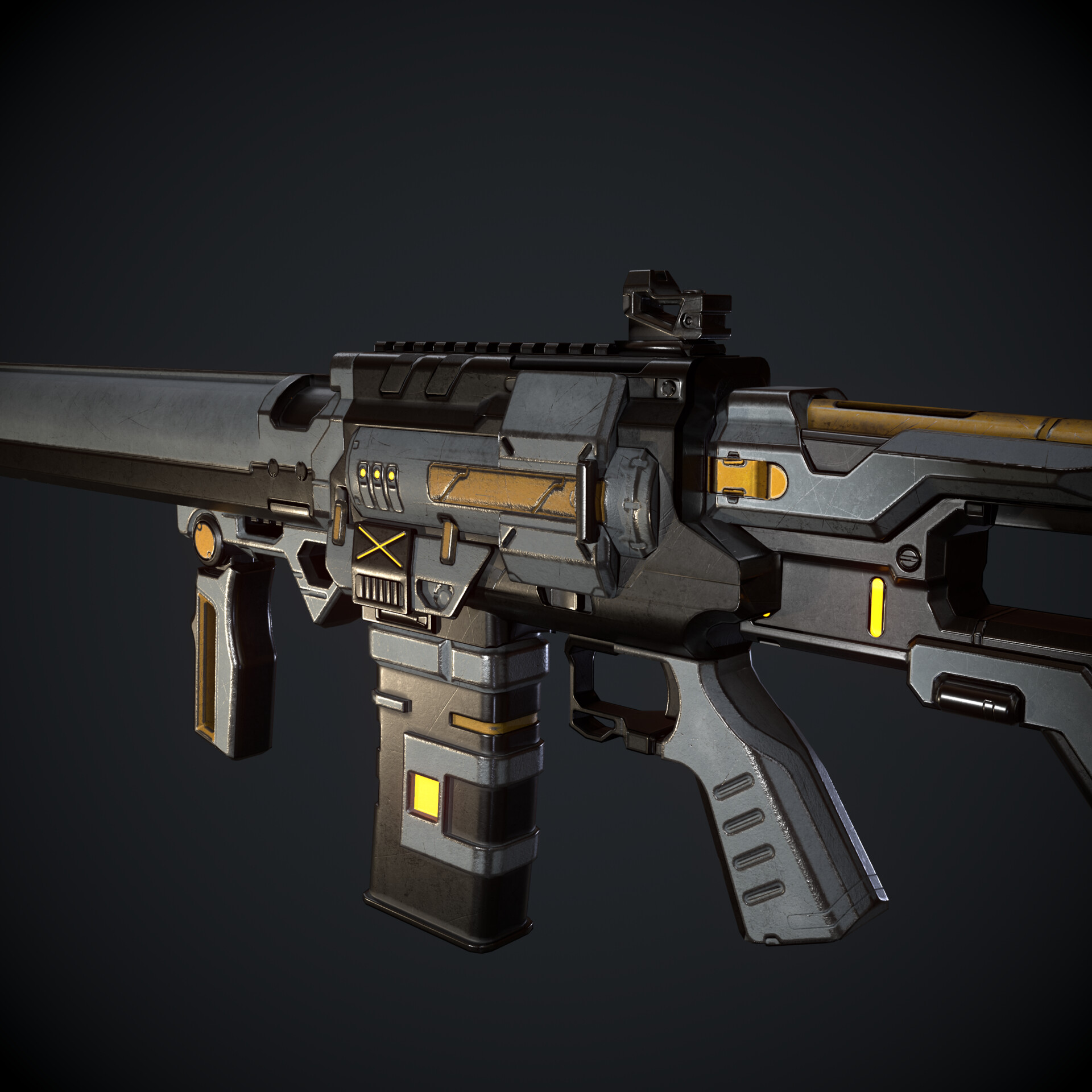 ArtStation - Modular Sci-fi Shotgun