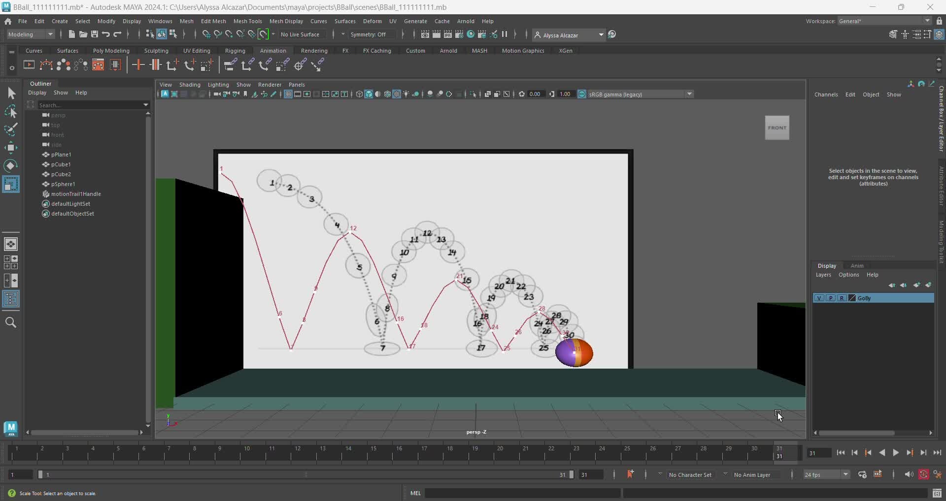 ArtStation - Bouncing Ball Animation - AA