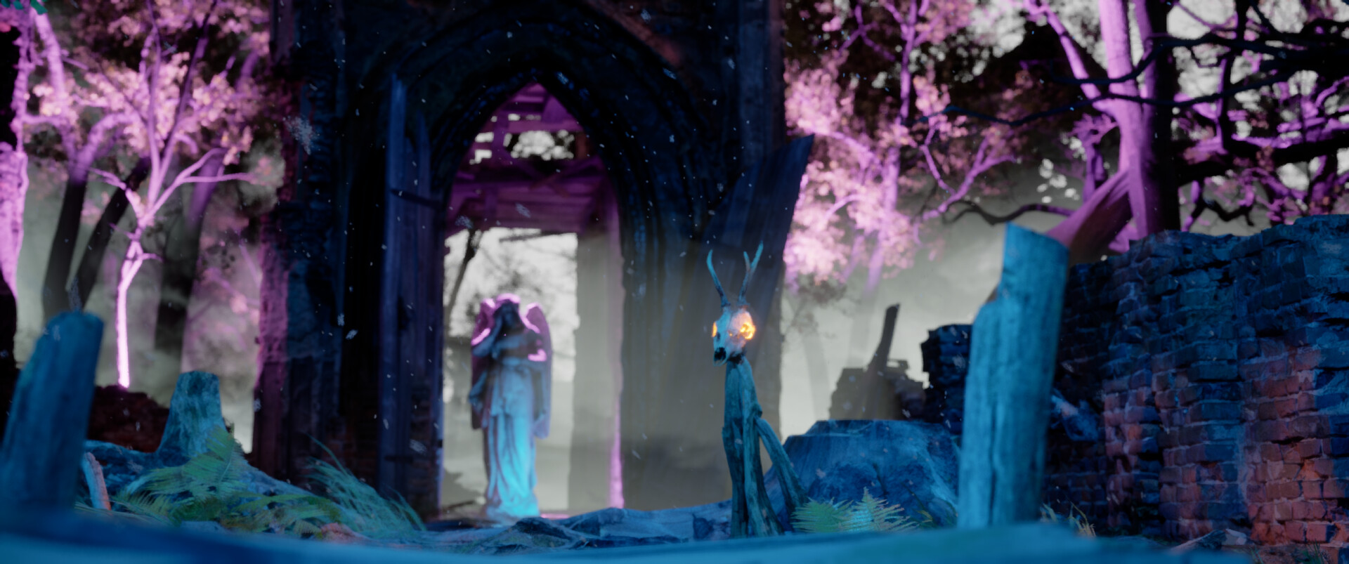 ArtStation - Lighting: Moodboard Reference Scene example - Academic Study