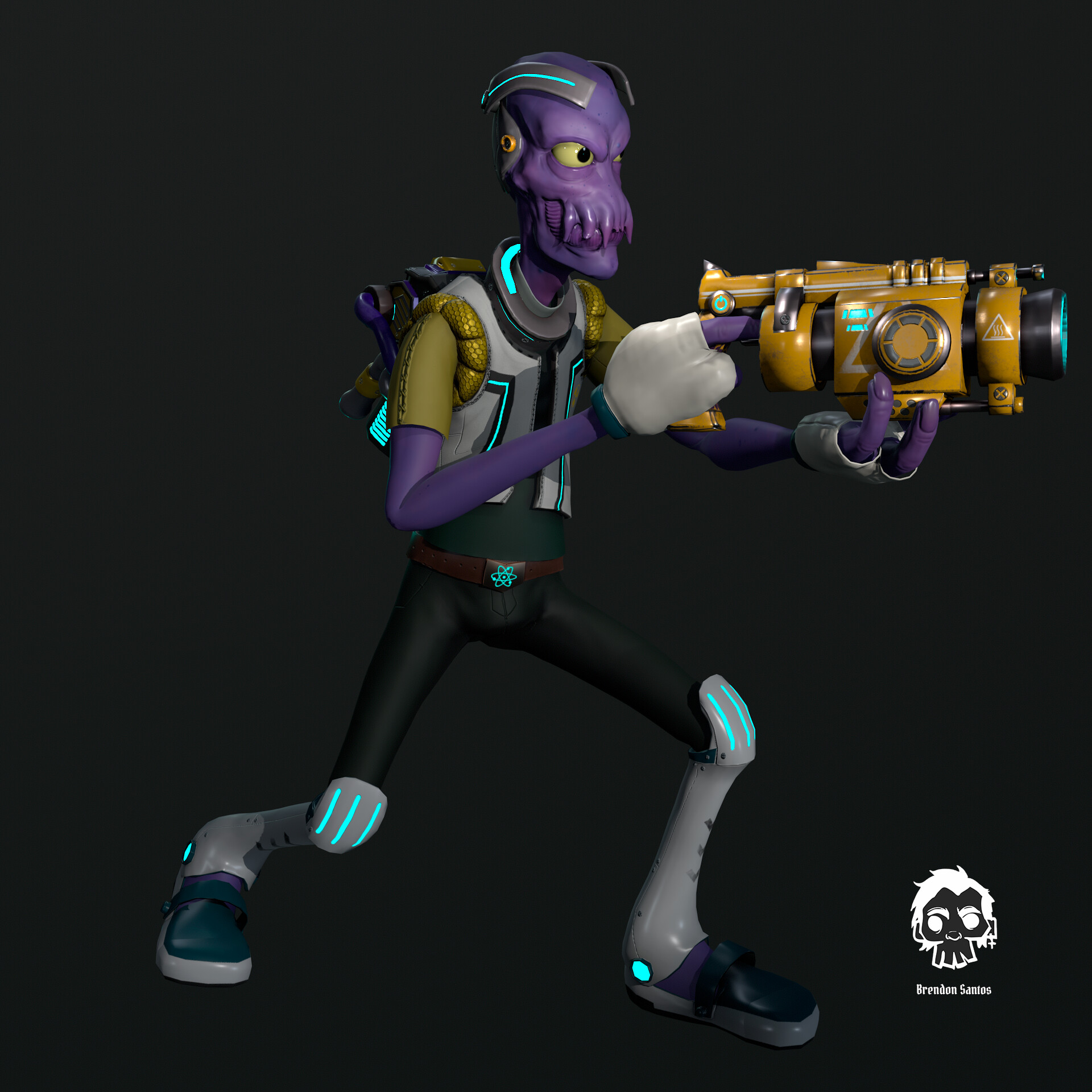 ArtStation - Alien Bounty Hunter