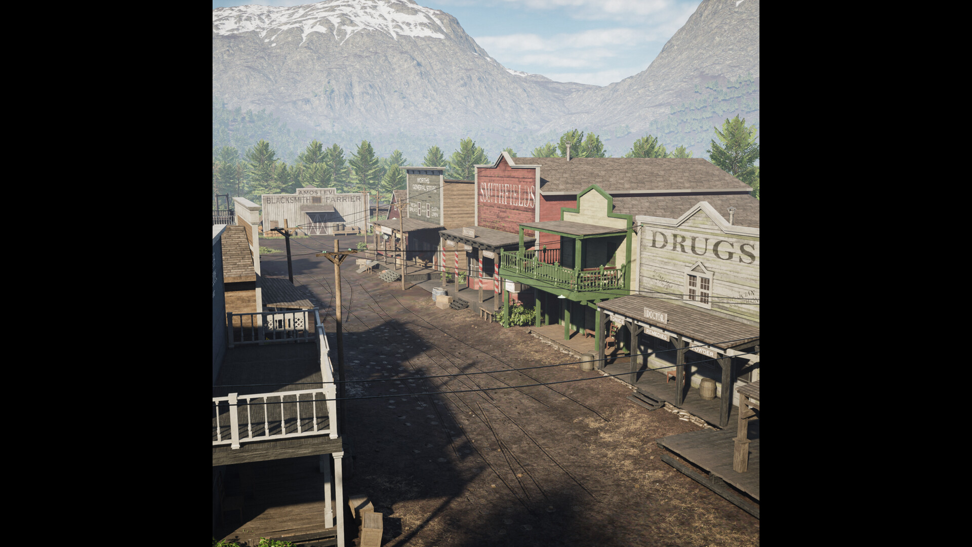 ArtStation - Valentine RDR 2(Fan Art Game Ready Environment)