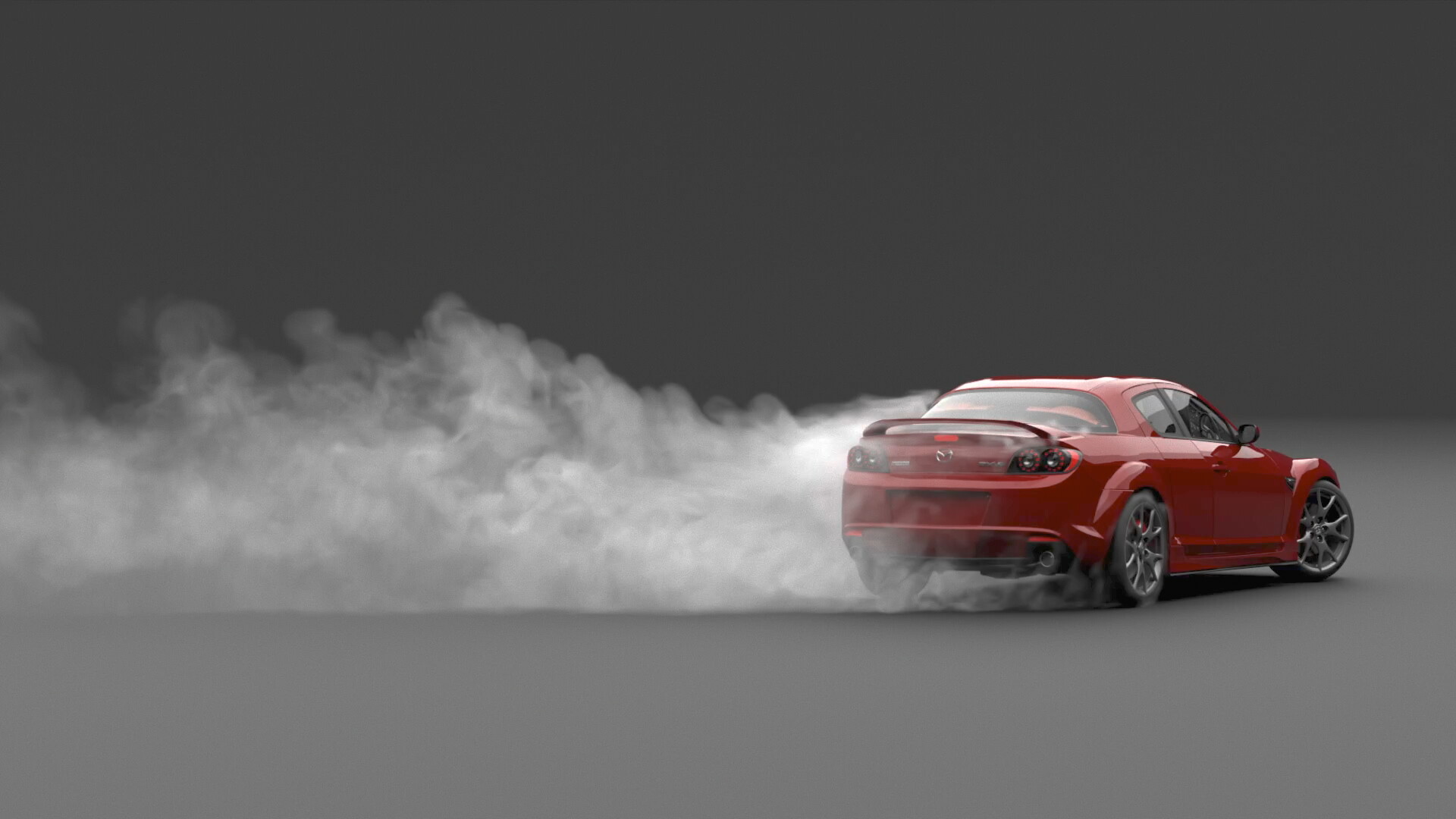 ArtStation - Drifting car smoke simulation