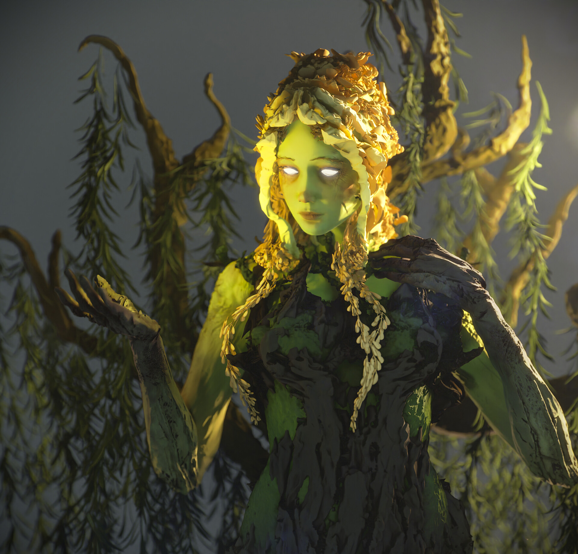 ArtStation - Tree Goddess