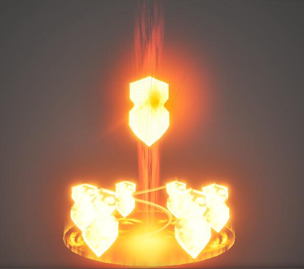 ArtStation - Character Defensive Buff AOE