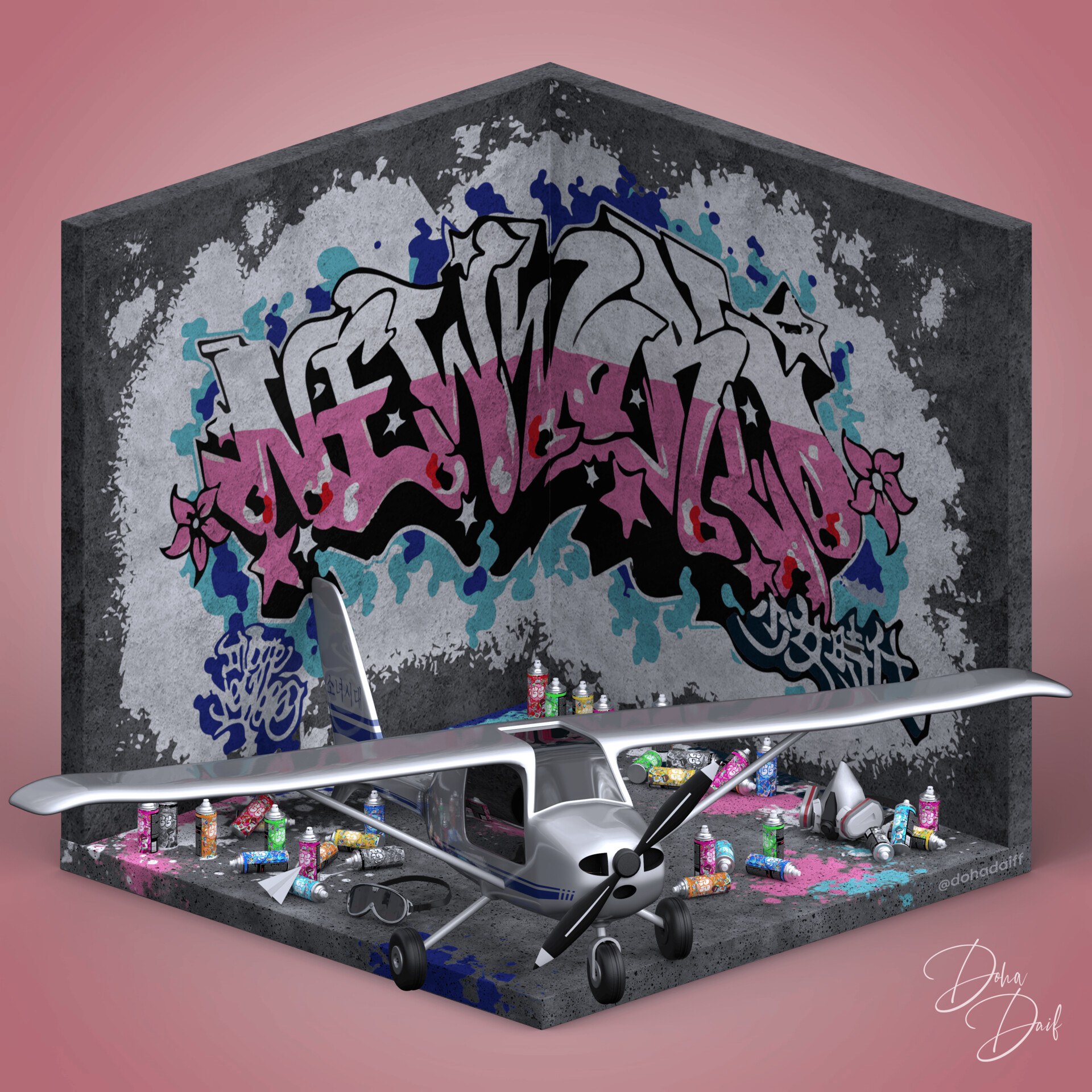 ArtStation - 3D Isometric Diorama | Into The New World