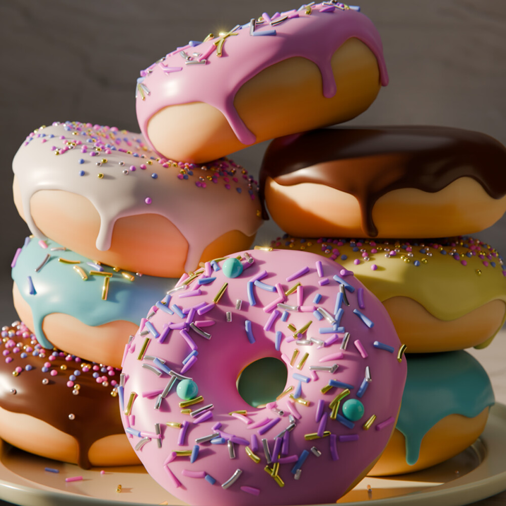 ArtStation - Classic donuts