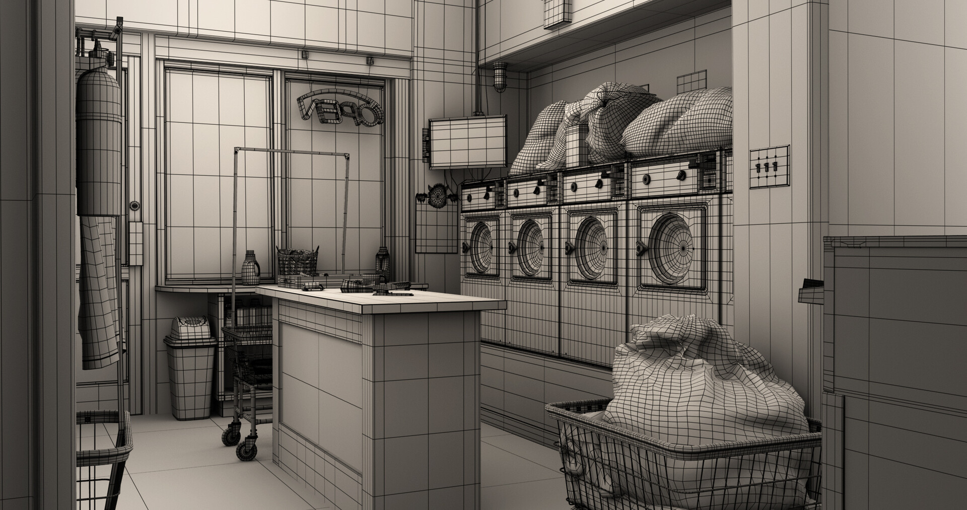 ArtStation - vintage laundry met