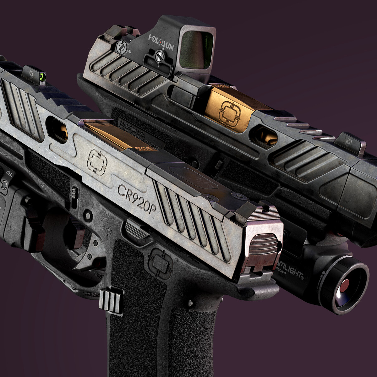 ArtStation - Handgun Shadow Systems CR920P