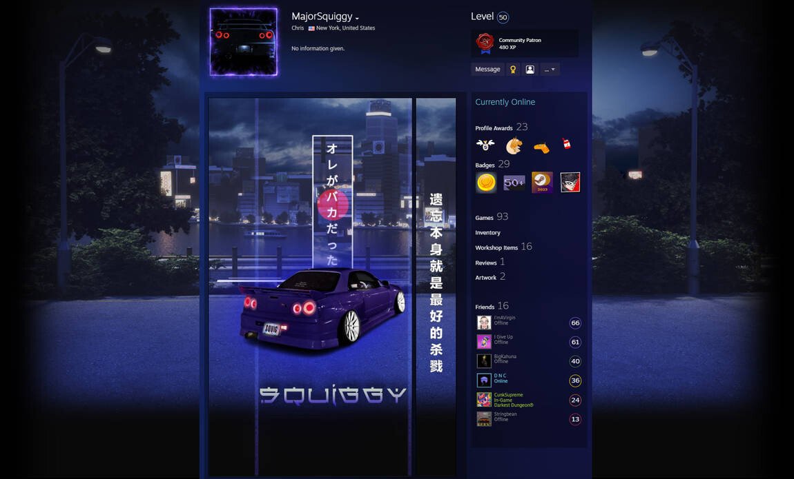 ArtStation - Custom Steam Artwork Profile