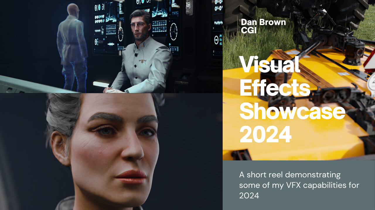 Dan Brown CGI | Sci-fi Art - REEL Q1 2024