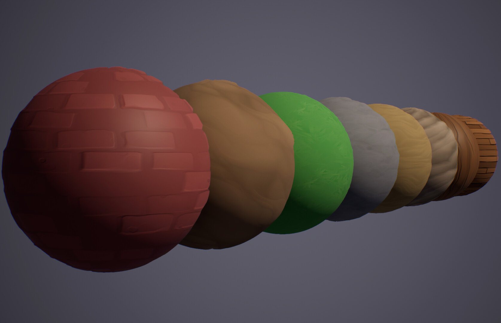 ArtStation - "Flat Color" Textures