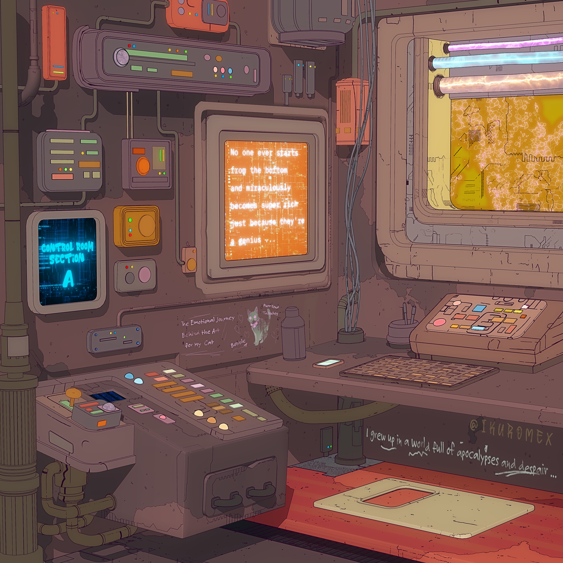 ArtStation - Control room - Section A