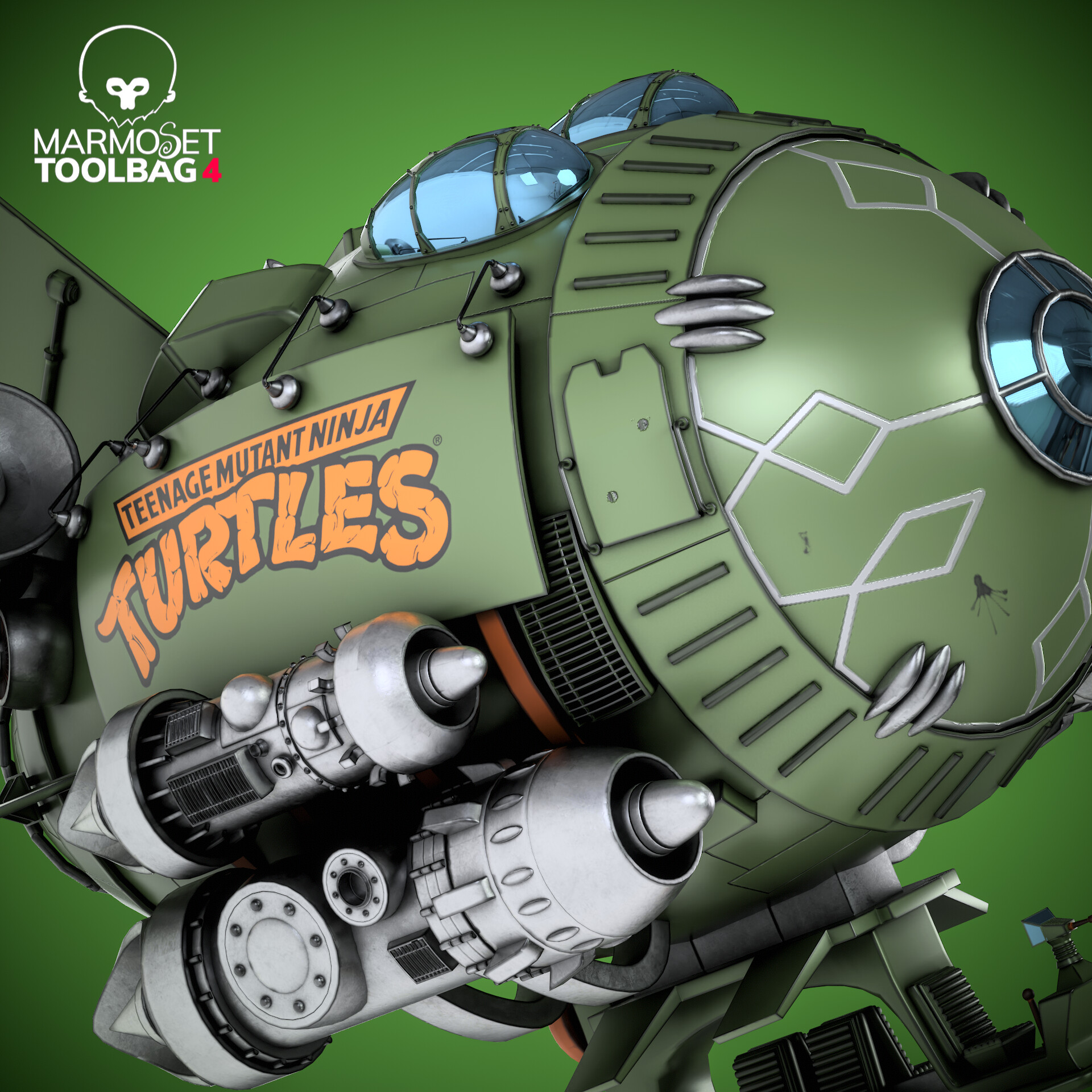 ArtStation - TMNT Blimp