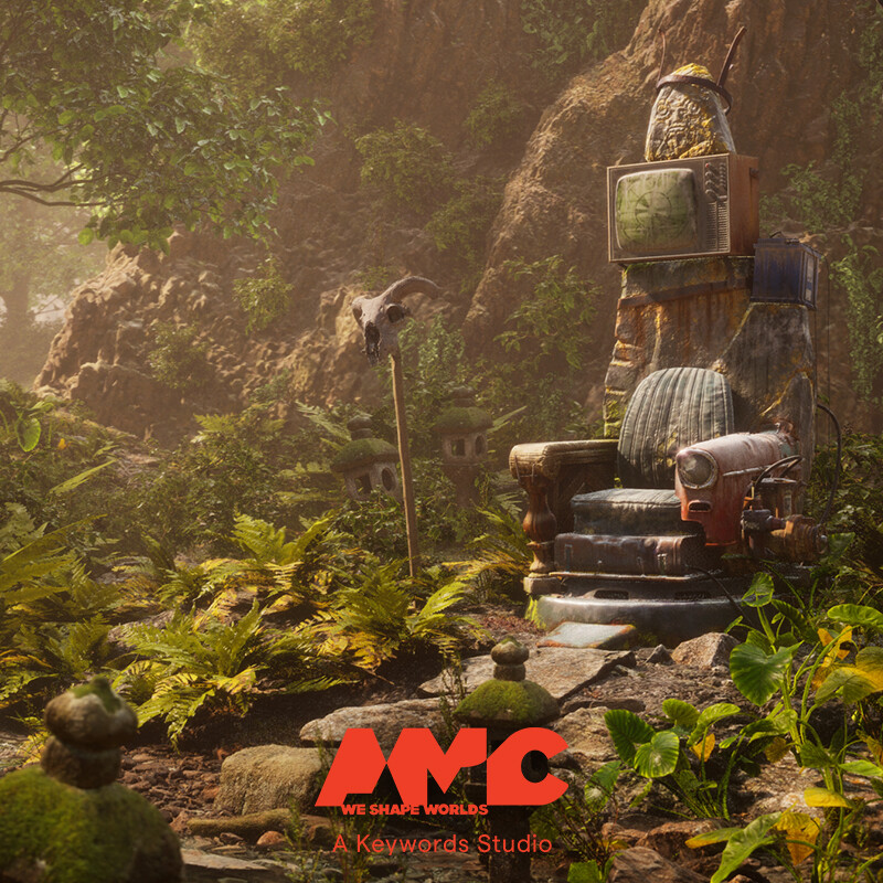ArtStation - UE5 Render Study - Jungle Throne Exterior