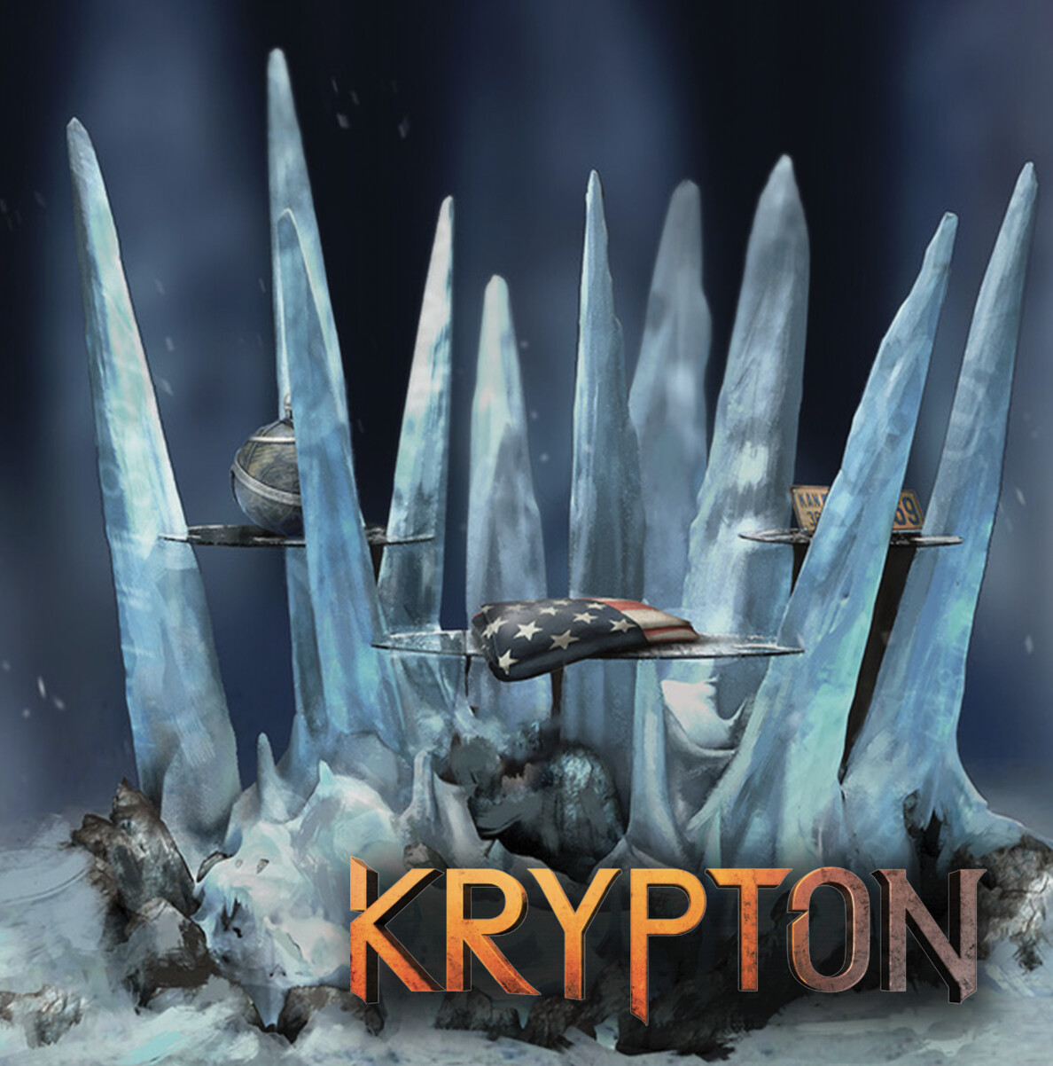 ArtStation - Fortress of Solitude Artefact Display - Krypton