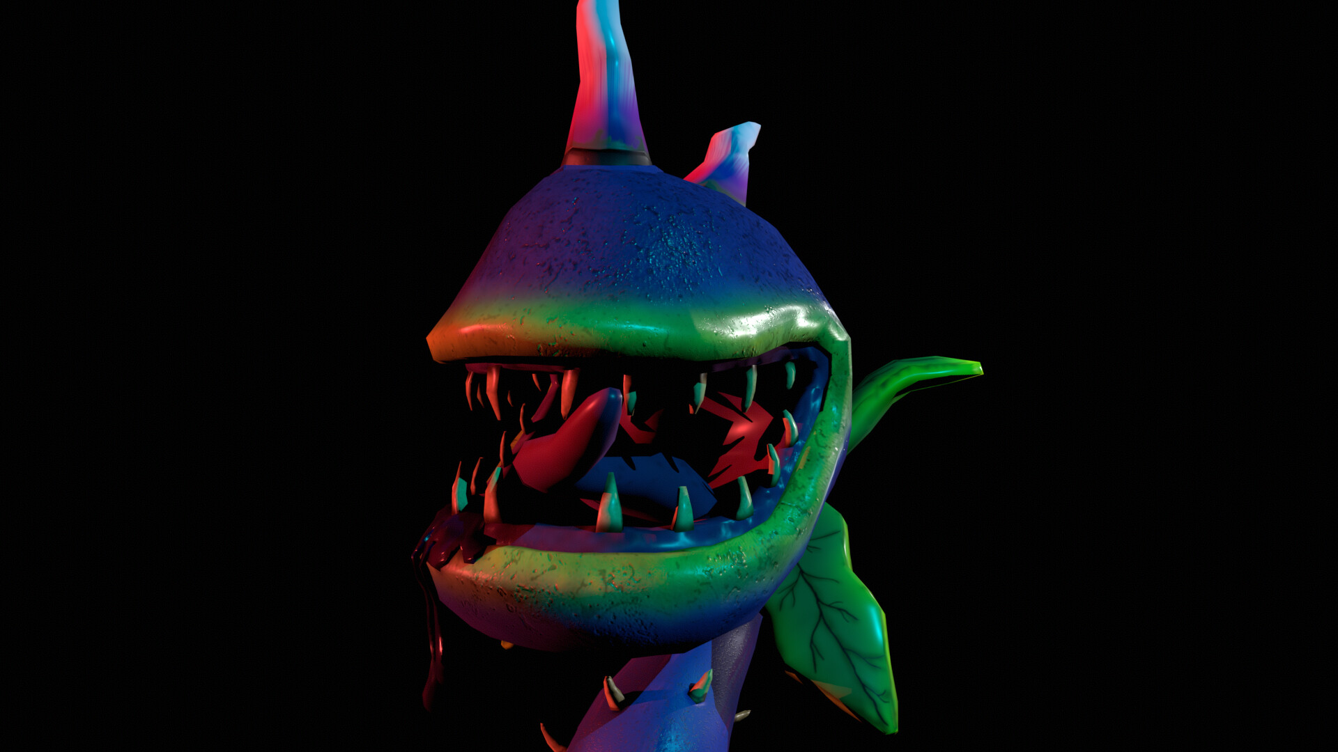 ArtStation - Fan-Made 3D Model Of Chomper From "Plants Vs Zombies ...